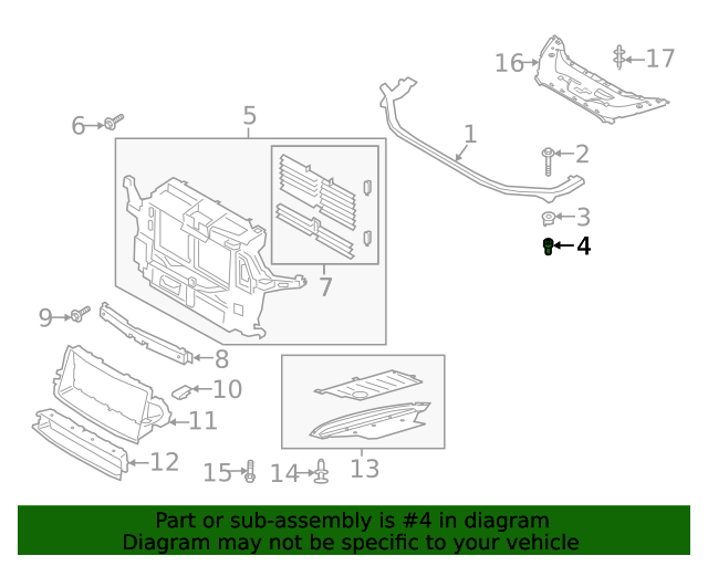 Ford -W715068-S437 - Power Steering Pump Mount Bolt - 2011-2022 Ford ...
