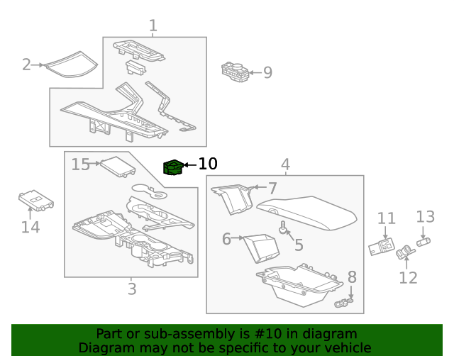Black Vehicle Stability Control System Switch 84941655 | GMPartsDirect.com