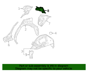 2018-2024 Toyota Camry Tail Lamp Pocket 61698-06909 | OEM Parts Online