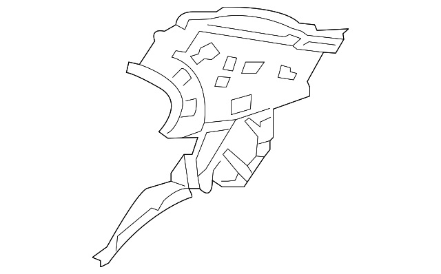 2018-2024 Toyota Camry Upper Reinforced 61708-06902 | Toyota Parts Center