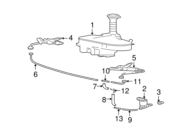 2006-2011 Lexus Headlight Washer Nozzle 85208-30031 | AutoNationParts.com