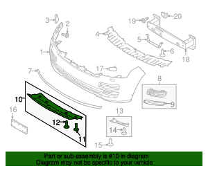LR077157 - Under Cover - 2013-2017 Land Rover Range Rover ...