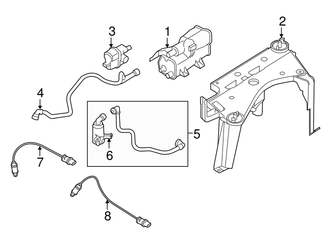 16137170661 - 2007-2013 BMW Vent Pipe (16-13-7-170-661) | BMW of South ...