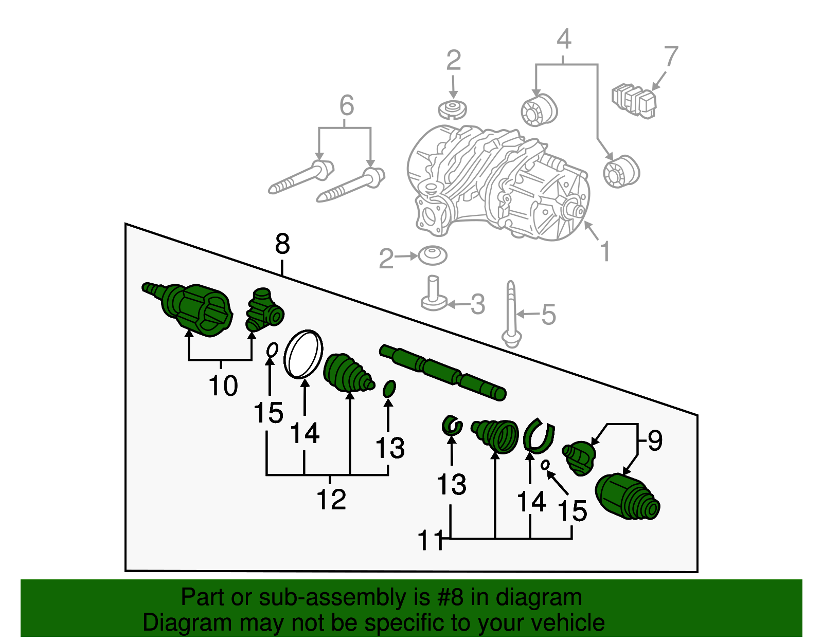42311-S9V-A50 - 2003-2008 Honda Pilot - Drive Shaft Assembly L | Honda ...