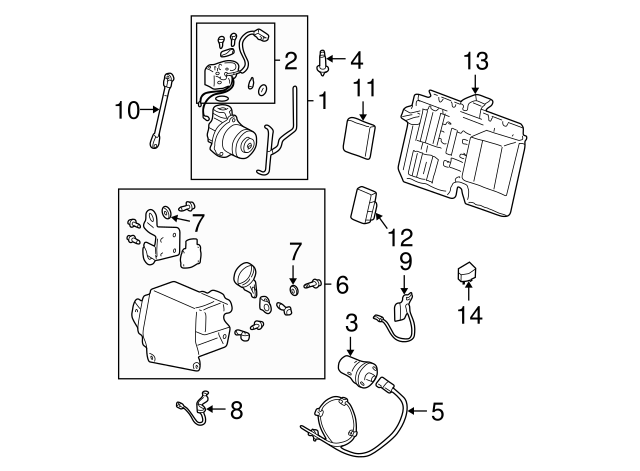2000-2005 Cadillac DeVille Rear Body Control Module 21996860 ...