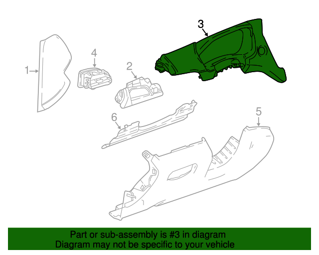 84300336 GM Cluster Bezel | GM Parts Store