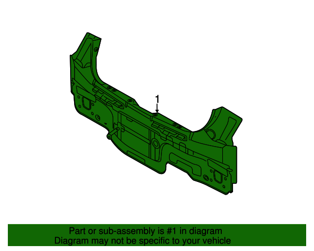 2012-2017 Kia Rio Rear Body Panel 69100-1W200-DS | Kia Parts Fast