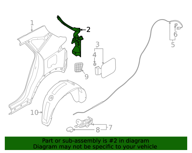 71550-Q5000 - Tail Lamp Pocket 2021-2023 Kia Seltos | Kia.Parts Store