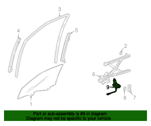 85720-AA020 - Motor - 1992-2001 Toyota Camry | OEM Genuine Toyota Parts