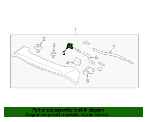 2007-2018 Acura RDX Grommet, Washer Tube 76857-STK-A01 | OEM Parts Online