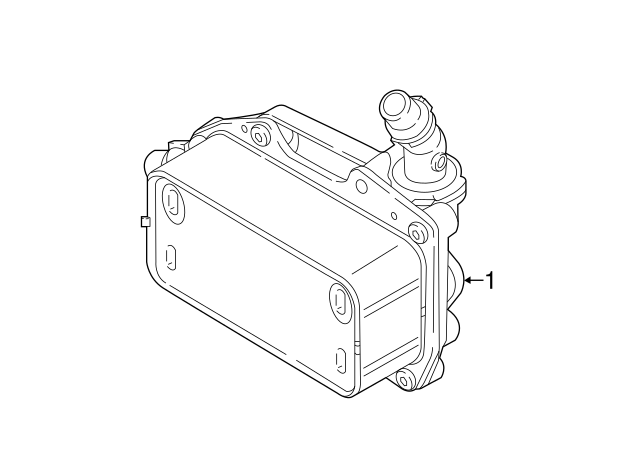 17-21-7-640-013 - Automatic Transmission Oil Cooler 2016-2019 BMW ...