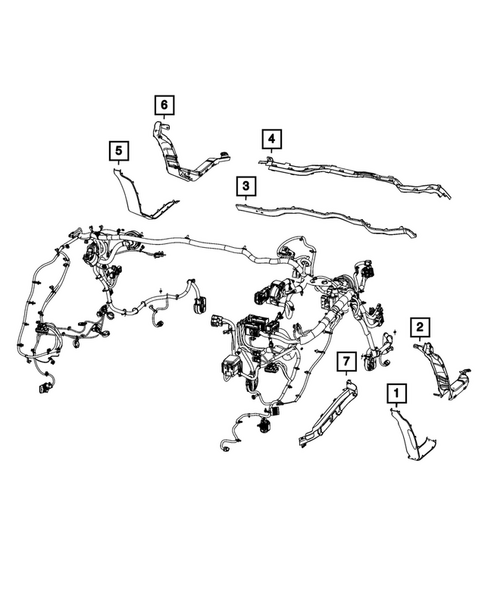 Wiring, Headlamp to Dash for 2025 Ram 1500 | Mopar eStore