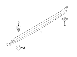 51778052076 - 2011-2018 BMW Rocker Molding (51-77-8-052-076) | BMW of ...