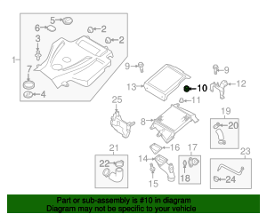 2006-2012 Mazda Inter-Cooler Spacer L3K9-13-329 | RealMazdaParts.com