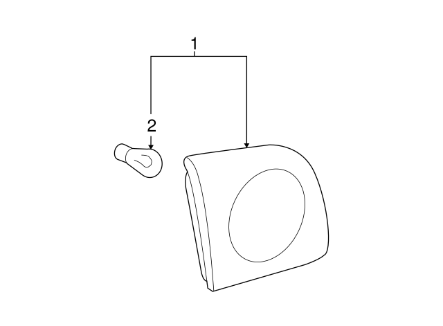 15271121 Lamp - New OEM Part From GM Parts Direct | GM Parts Store