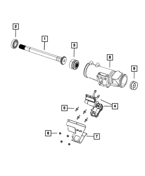 Front Axle Disconnect for 2025 Ram 3500 | Mopar eStore