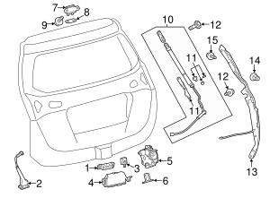 Genuine Toyota Sensor part# 84280-0R010 for 2013-2018 Toyota RAV4 ...