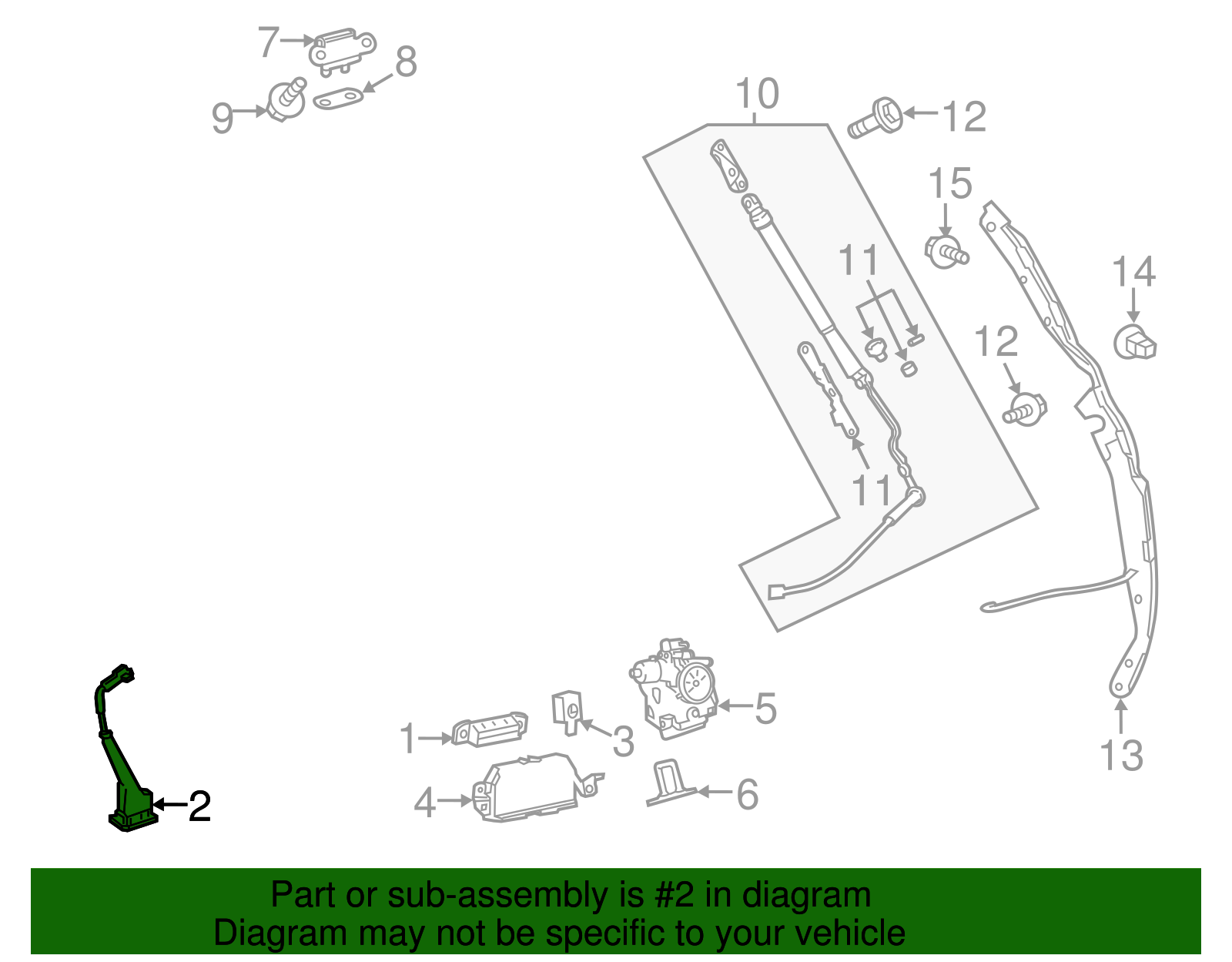 84930-42040 - High-Quality Liftgate Lock Actuator for 2013-2018 Toyota ...