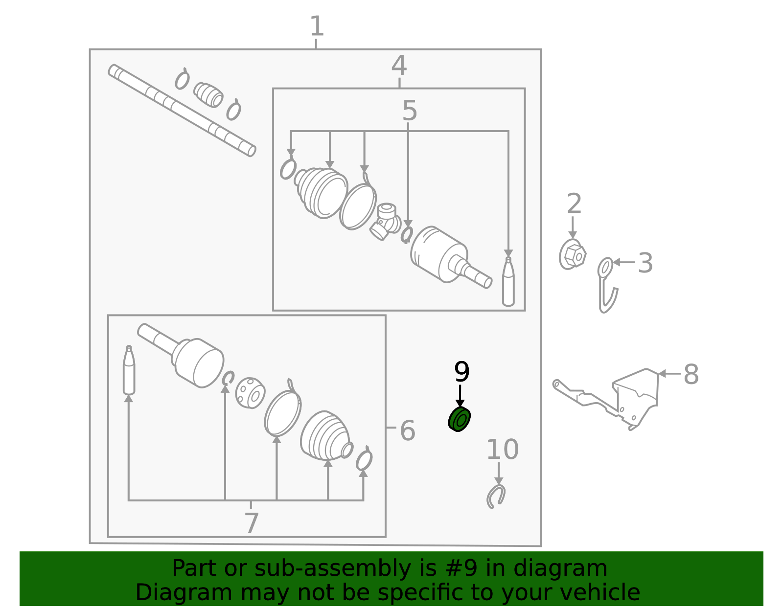 39752-1FA0B - Axle Seal 2020-2025 Nissan Versa | Nissan Parts ...