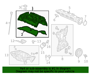 2019-2021 Acura RDX Cover Assembly, Cylinder Head 12310-5BA-A01 | Acura ...