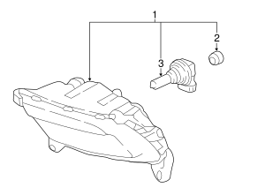 2017-2019 Kia Fog Lamp Assembly 92202 G5000 | OEM Parts Online