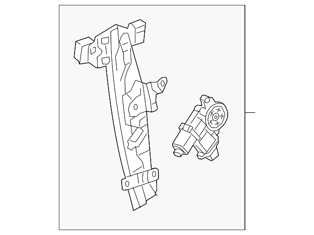 2013-2021 Buick Encore Window Regulator 95389087 | GMPartsDirect.com