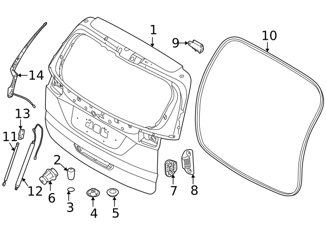 81850-R0100 - Pinch Sensor - 2022-2024 Kia Carnival | Kia Auto Parts