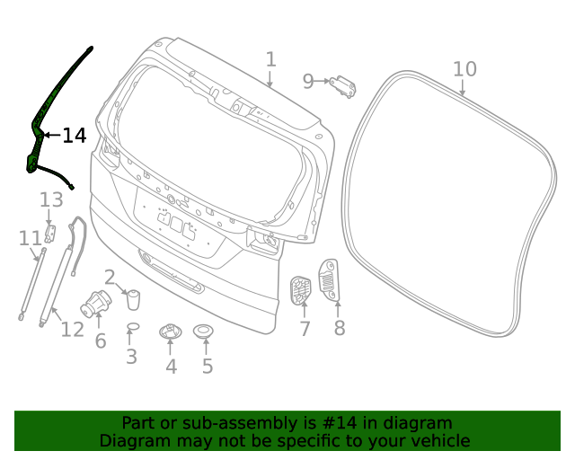 81850-R0100 - Pinch Sensor 2022-2024 Kia Carnival | Kia.Parts Store
