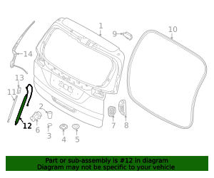 81831-R0100 - Power Cylinder 2022-2024 Kia Carnival | Kia.Parts Store