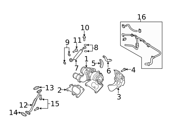 2018-2020 Kia Stinger Oil Outlet Tube Gasket 28246-3L110 | TascaParts.com
