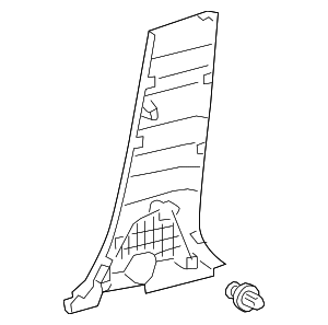 2018-2021 Toyota C-HR Lower Center Pillar Trim 62414-F4020-C0 | Toyota ...