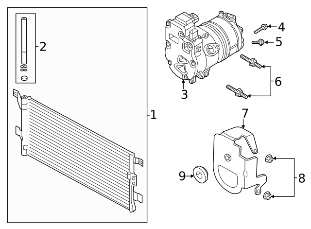 2019-2024 Audi Compressor 4G0-816-797-D | TascaParts.com