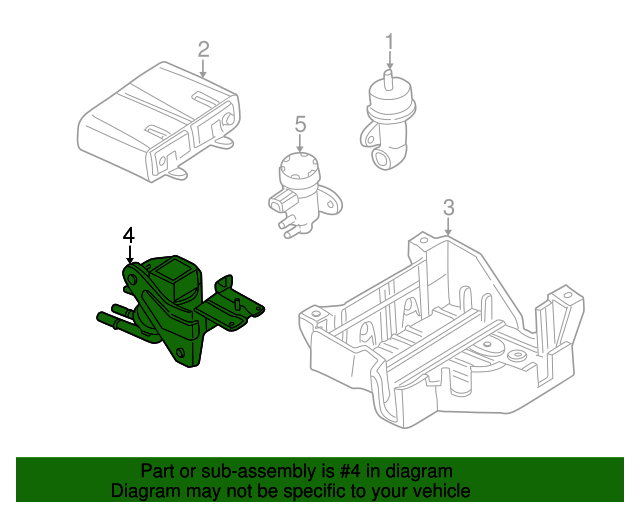 2001-2006 Mazda Tribute Solenoid Valve AJ03-18-741A | TascaParts.com