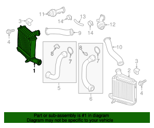 2017-2023 Porsche Panamera Inter-Cooler 971-145-804-H | OEM Parts Online