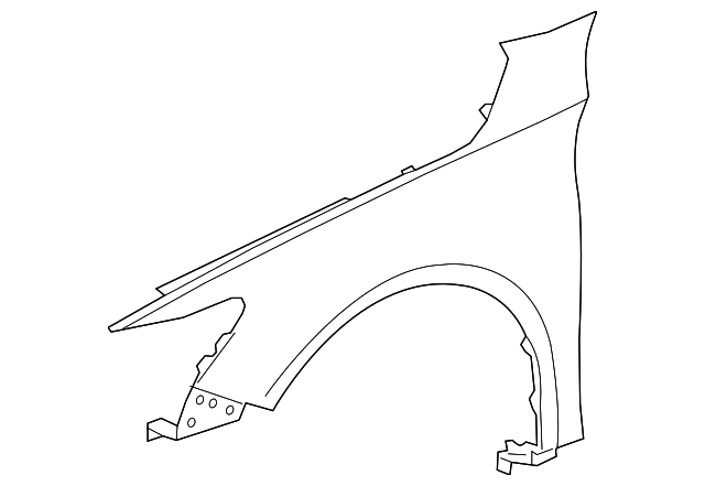 2018-2020 Honda Accord Panel, L Front Fender 60260-TVA-A00ZZ | Honda ...