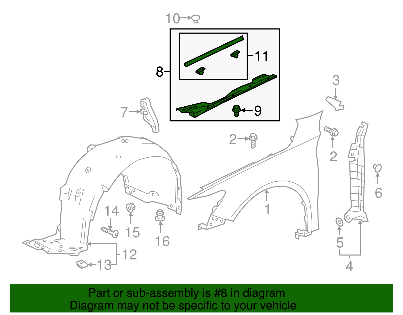 74107-TVA-A00 - 2018-2022 Honda Accord - Garnish Assembly R Front ...