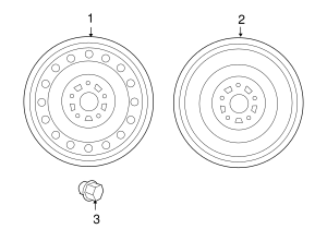 2008-2015 Scion xB Wheel Silver Alloy 5 Spoke 16 Inch PT904-52080 ...