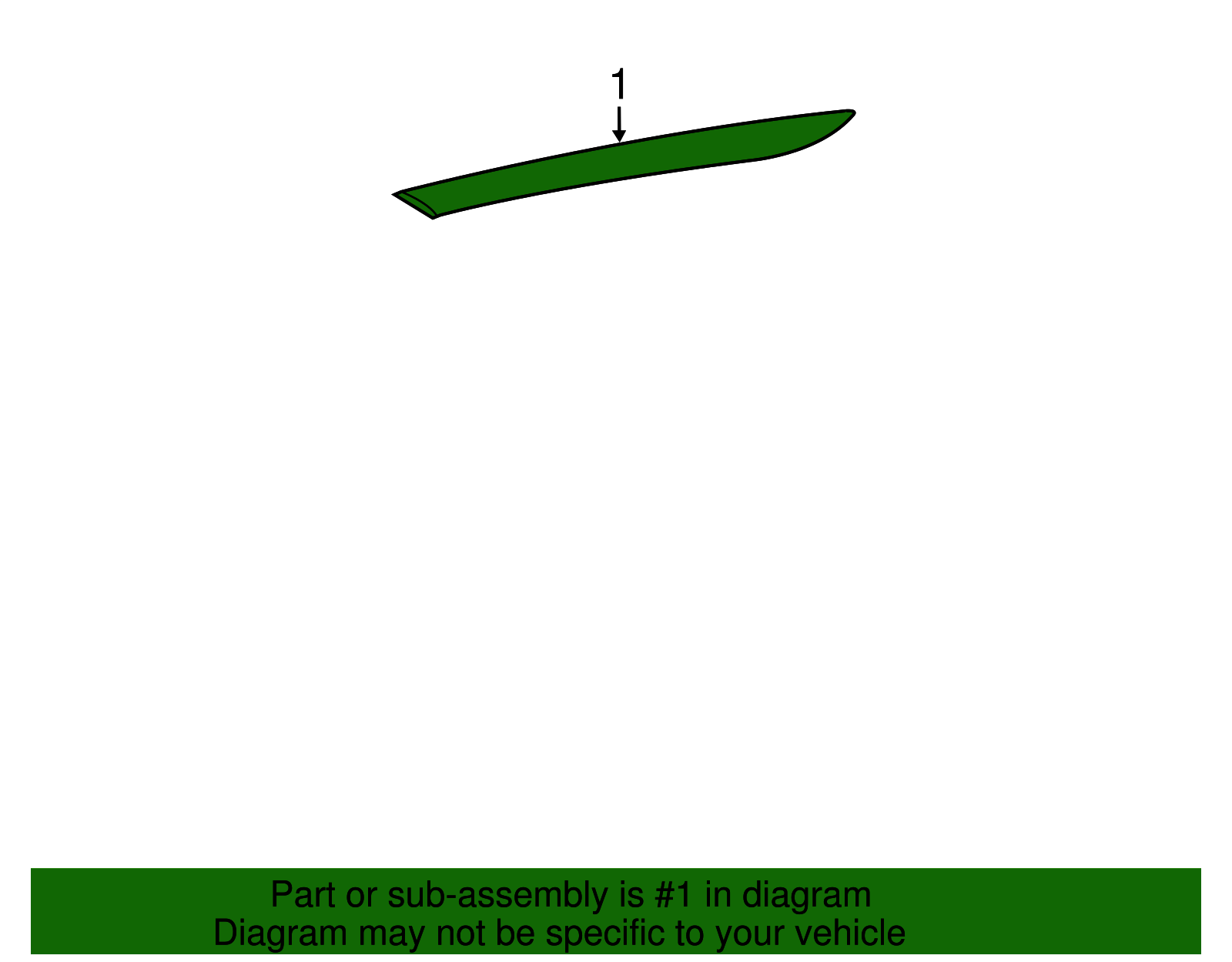 87850-2T000 - Quarter Panel Molding 2011-2016 Kia Optima | Kia Cheap Parts