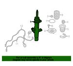 37106866515 - 2014-2023 BMW Strut (37-10-6-866-515) | BMW of South ...