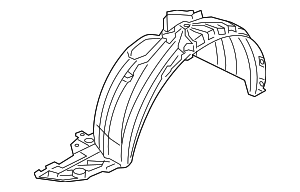 63842-3LM0A - Fender Liner 2013-2021 Nissan NV200 | Nissan Parts ...