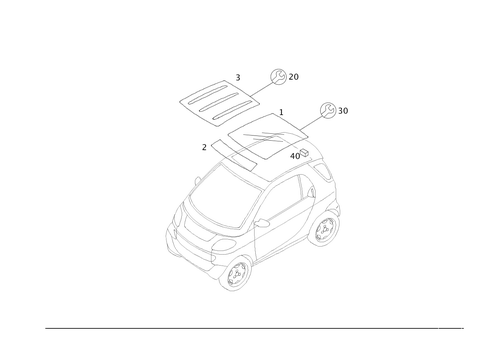 Roof for 2019 Smart EQ fortwo | Mercedes-Benz USA Parts