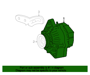 2007-2015 Toyota Yaris Alternator 27060-21151 | Toyota OEM Parts Online