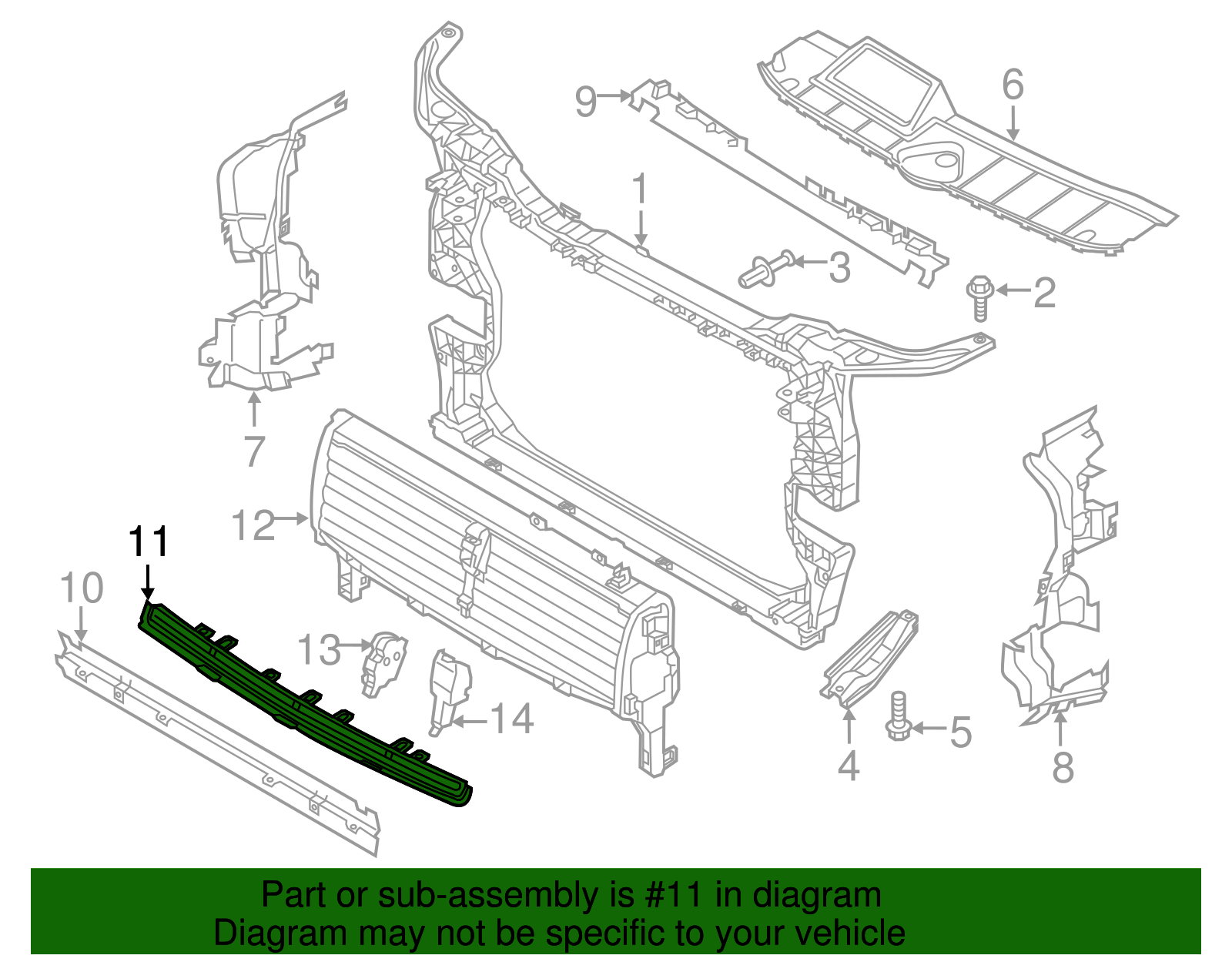 80A-121-345-AE - Center Seal 2018-2020 Audi Q5 | Audi OEM Parts