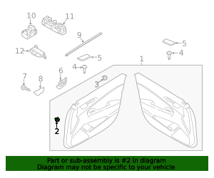 Genuine Door Trim Panel Clip for 2013-2024 Hyundai | Part# 82315-2W000 ...