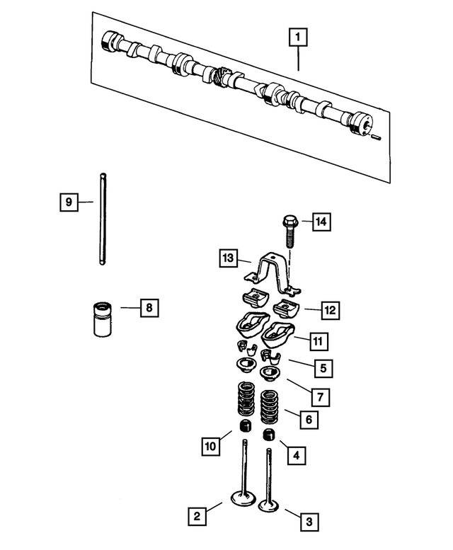 2001-2006 Jeep Camshaft 53010448AA | QuirkParts