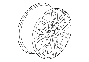 2021-2024 Cadillac 20x8 Aluminum Wheel 84479320 GM | GMPartsDirect.com