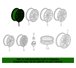 2017-2019 Cadillac XT5 18x8-Inch Aluminum Wheel 22996318 GM ...