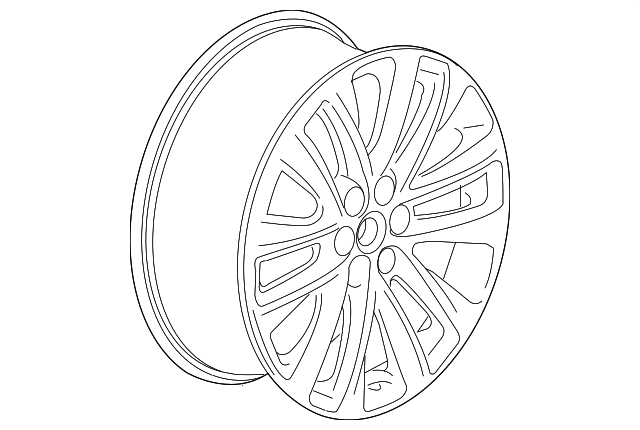 84465272 - 20 Wheels, 12-Spoke Aluminum, Chrome Finish - 2021-2023 ...