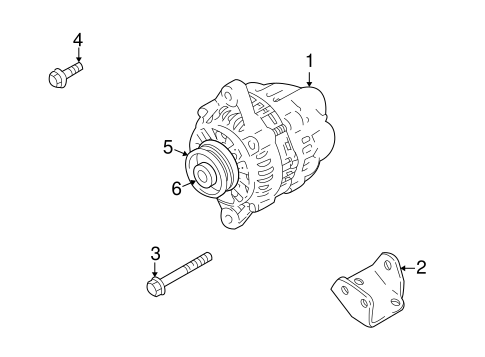 Belts & Pulleys for 2001 Chevrolet Tracker | GMPartsDirect.com