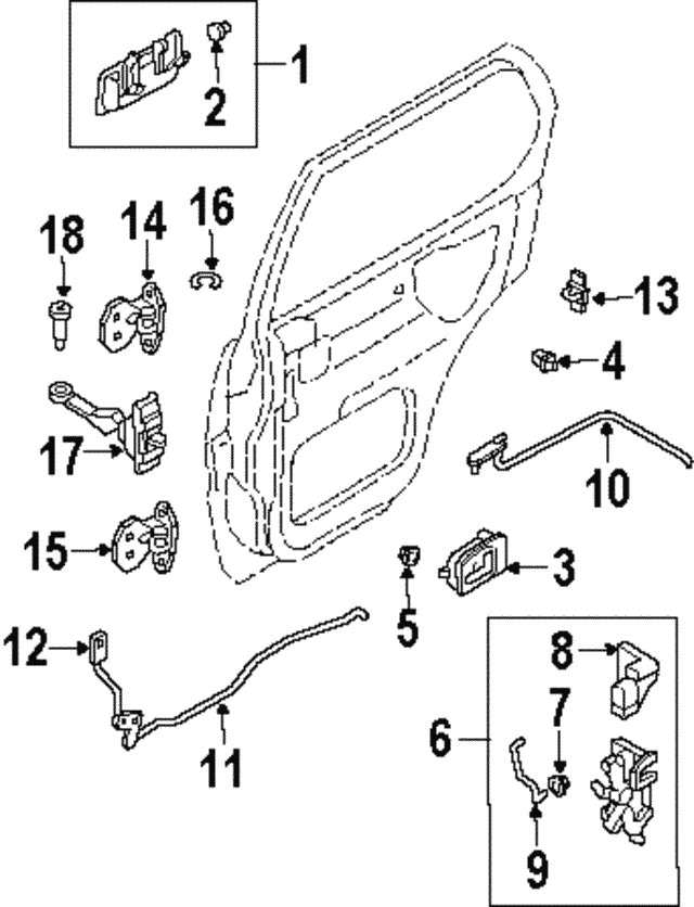 1998-2002 Isuzu Rodeo Lock Rod 8971573780 | Isuzu Parts Center